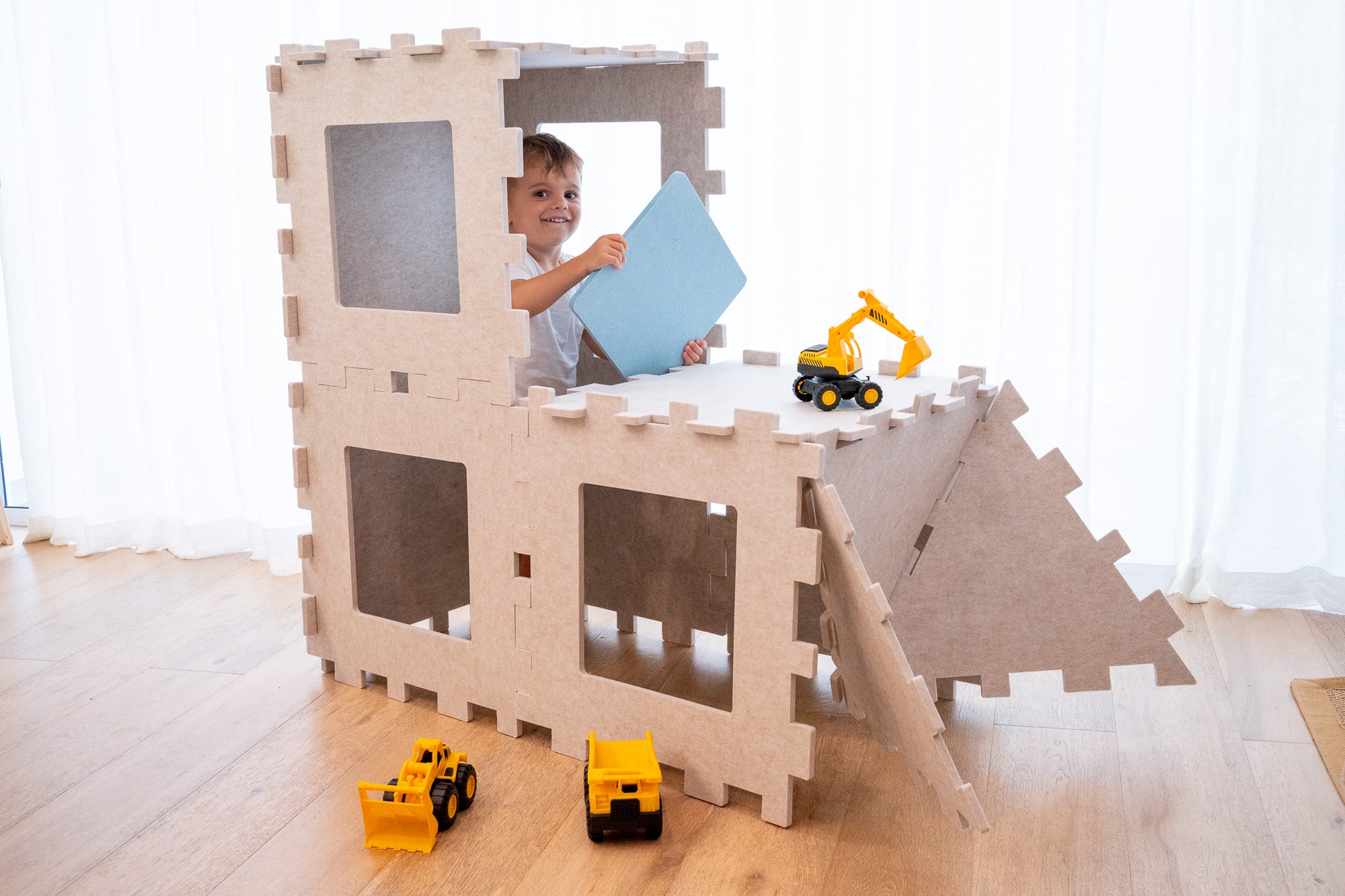 Fuzzy Forts | Eco-Friendly Modular Fort Building Toys