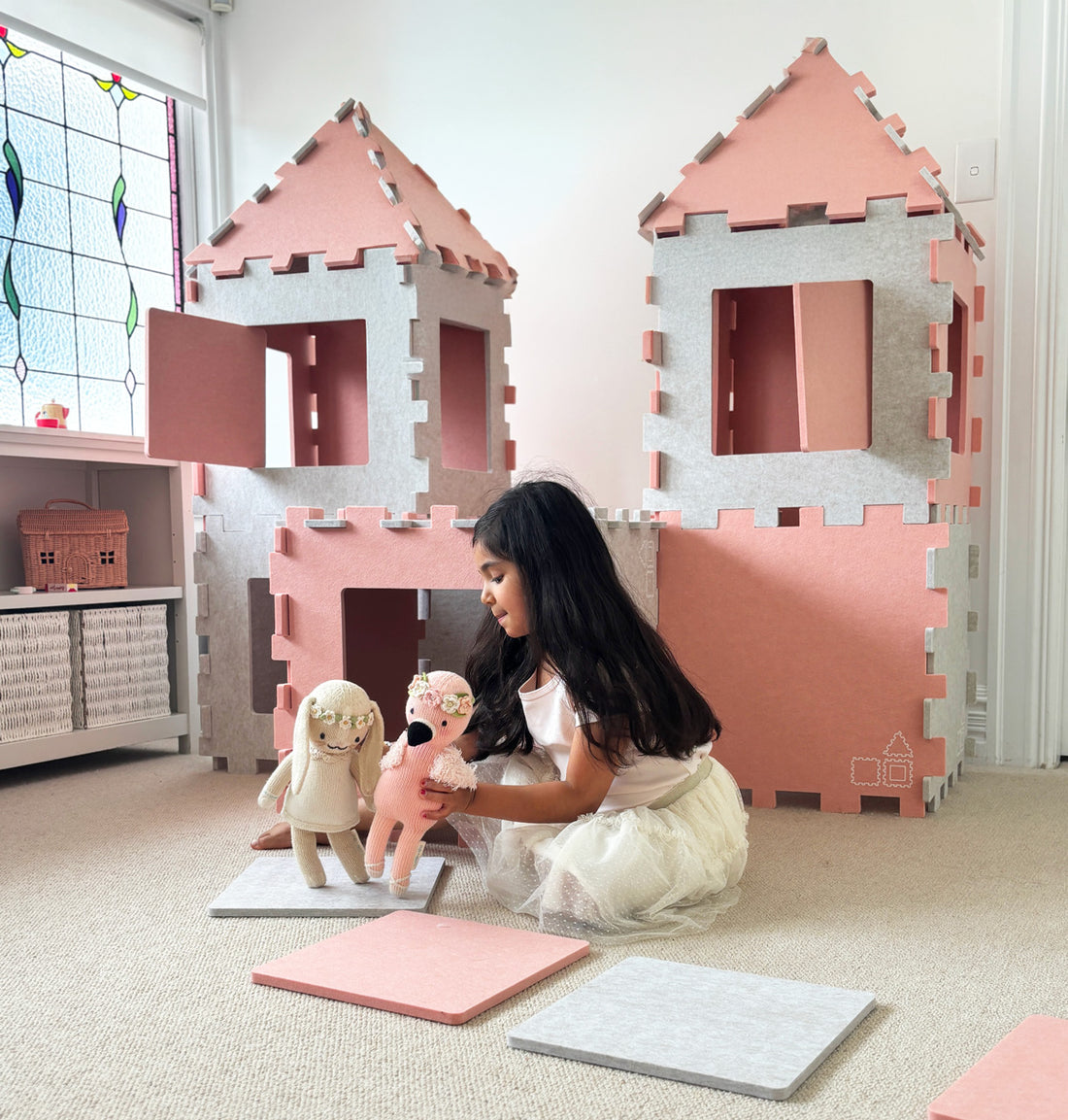 Fuzzy Forts | Eco-Friendly Modular Fort Building Toys